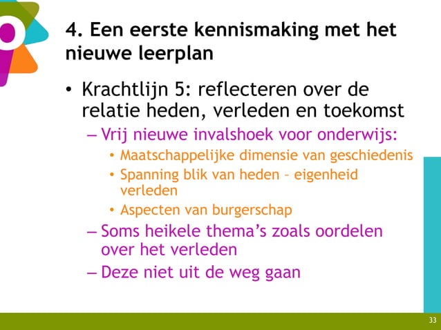 Infosessie leerplan geschiedenis 1ste graad | PPTX | Educational ...