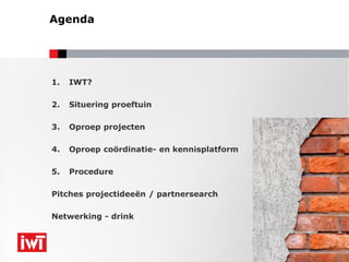 Infosessie presentatie IWT | PPT