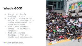 Info Session - GDG on Campus European Universities in Egypt | PPT
