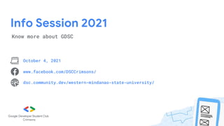 Info session 2021 | PPTX