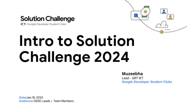info session 2024 Solution Challenge.pptx | Web Development | Internet