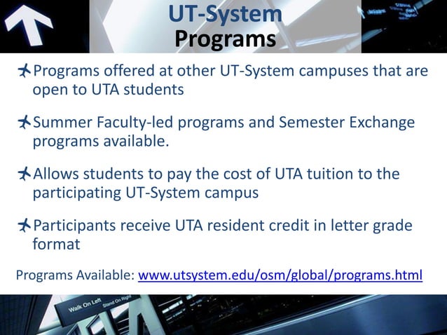 UTA Study Abroad Info Session | PPTX