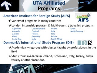 UTA Study Abroad Info Session | PPTX