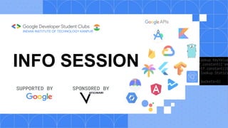 INFO SESSION GDSC IITK PPT | PPT