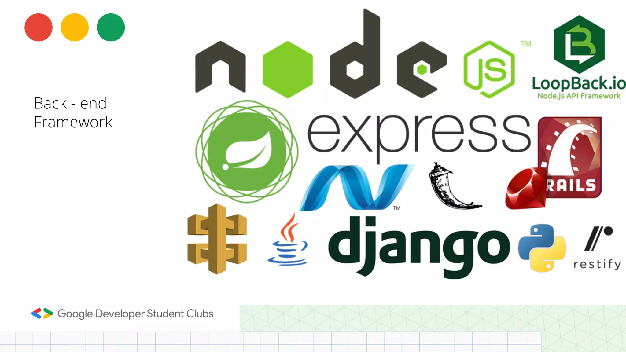 Get to know more about : Google Developer Student Clubs | PPT