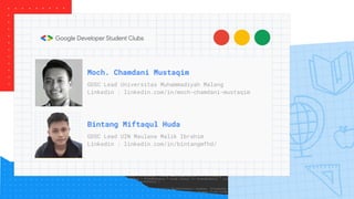 Get to know more about : Google Developer Student Clubs | PPT