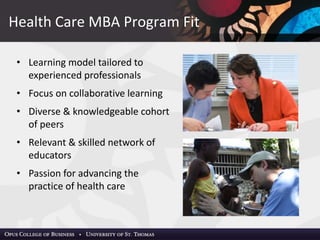 Health Care University of St Thomas MBA | PPT
