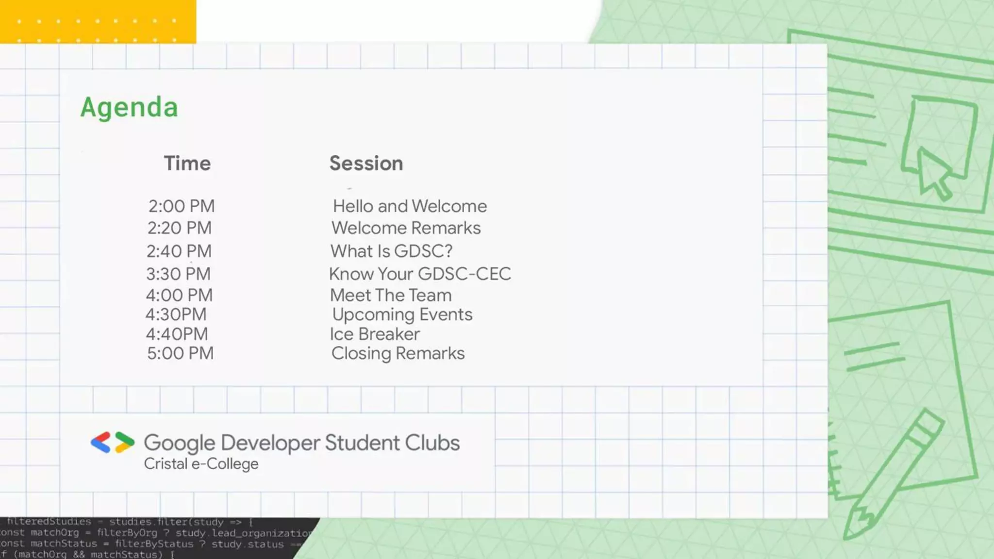 Info Session slide | PPTX | Technology & Computing