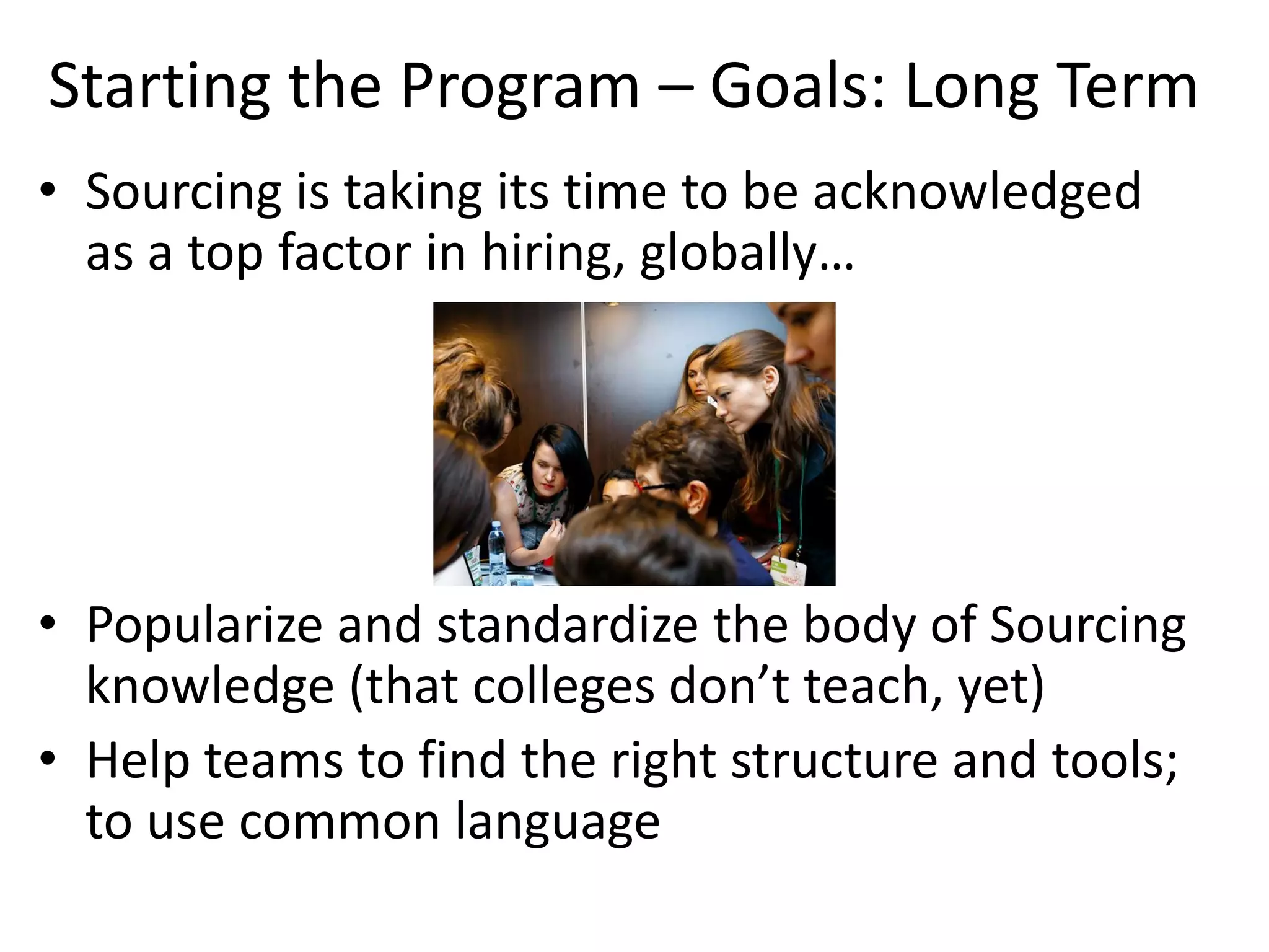 Info session - sourcing & training certification | PPT