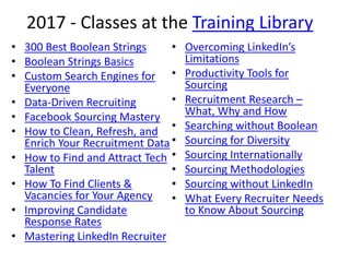 Info session - sourcing & training certification | PDF | Resume Writing ...