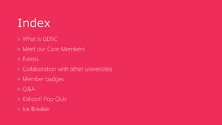 Info Session | PTE MIK | PPT