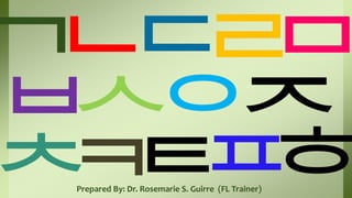 Korean Language: Rules in Writing | PPT