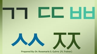 Korean Language: Rules in Writing | PPT