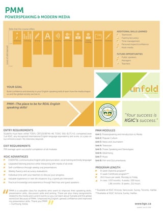KGIC Program Information Sheets | PDF