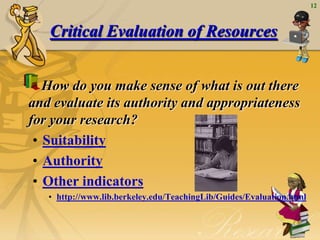 What are Information Sources? | PPTX