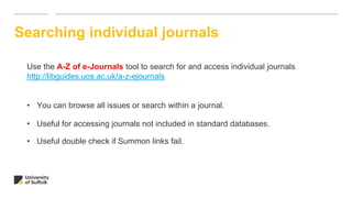Information sources overview | PPTX