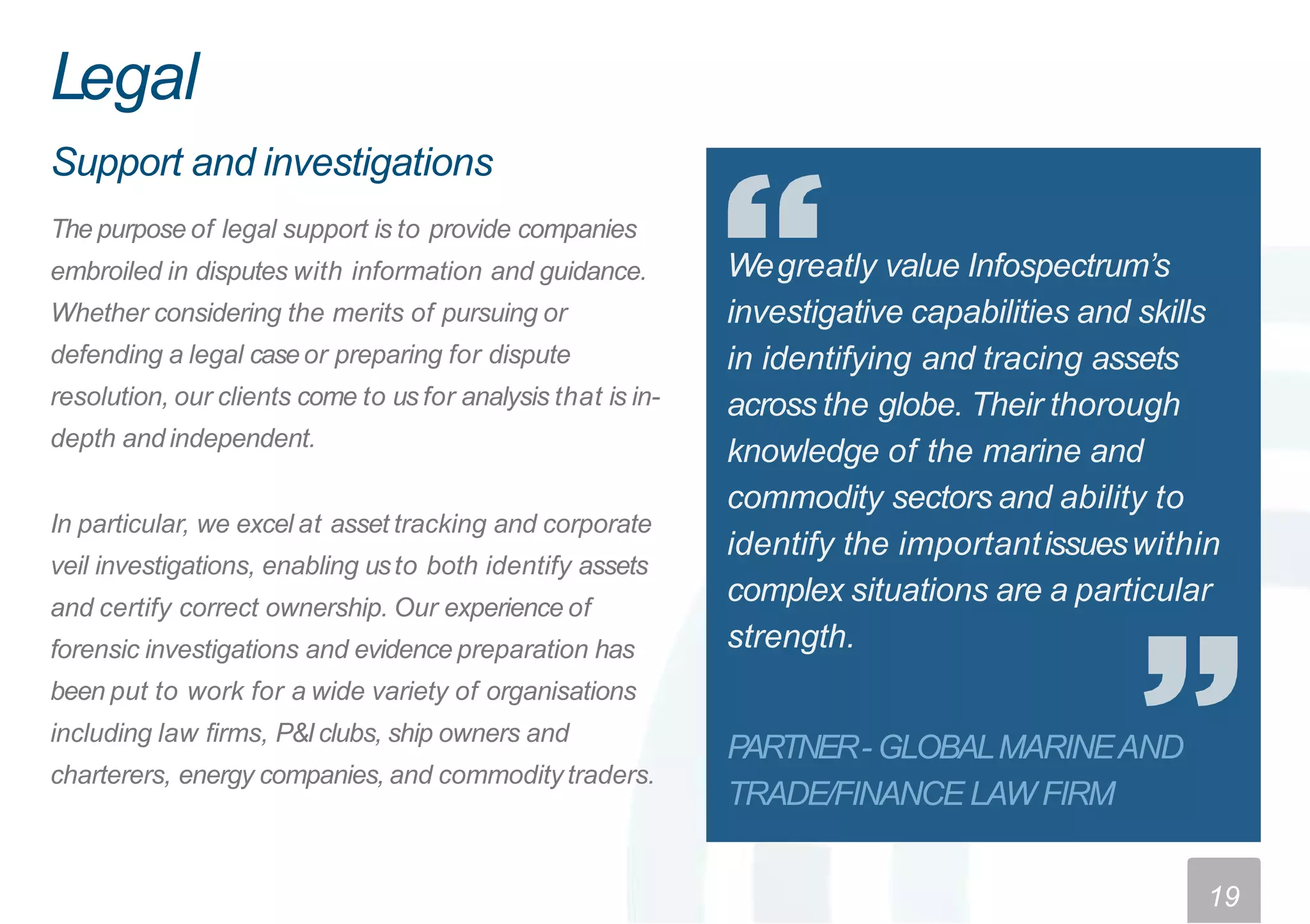 Infospectrum Presentation | PPTX | Information Services Industry | Industries