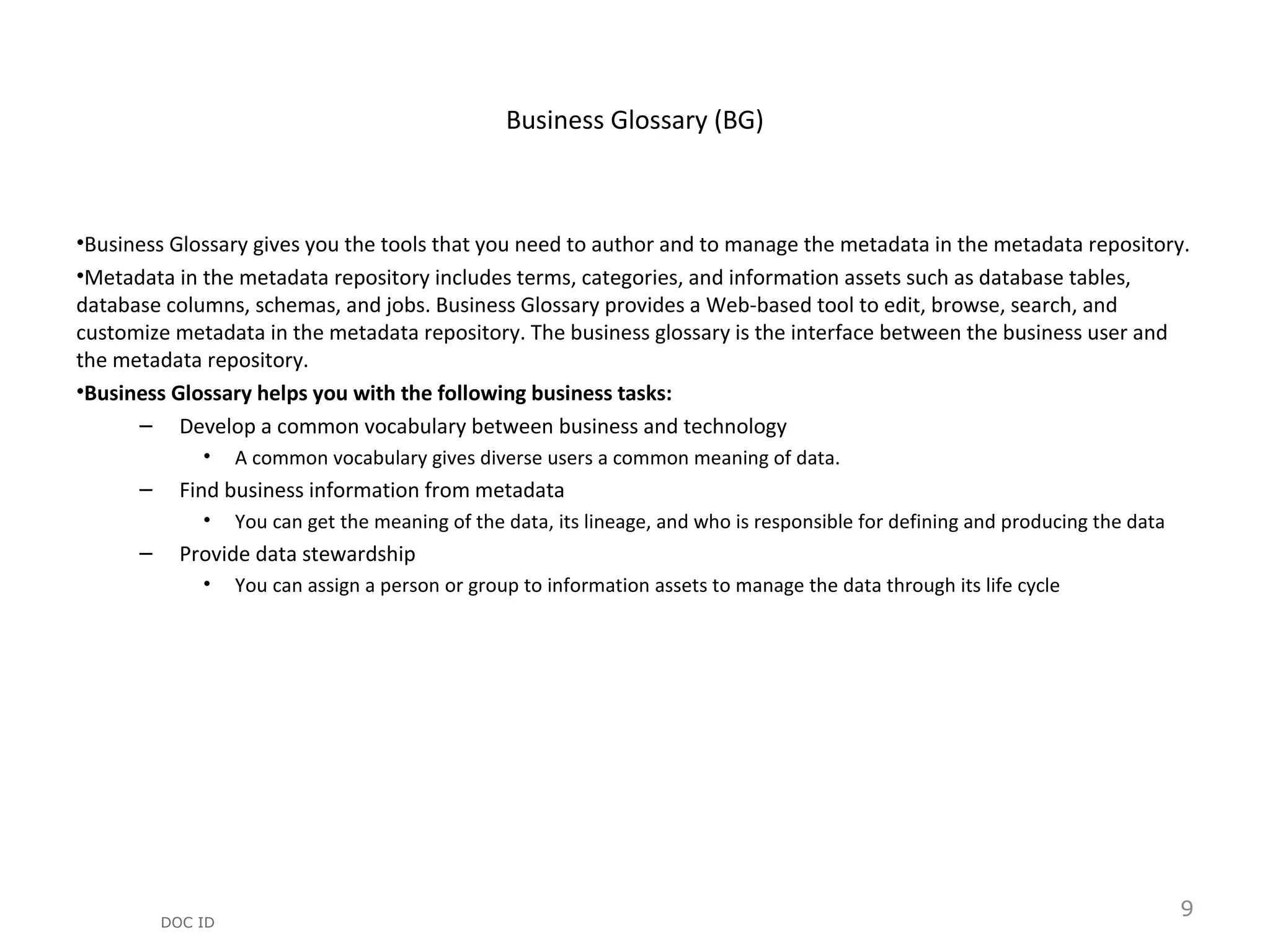 Info sphere overview | PPT