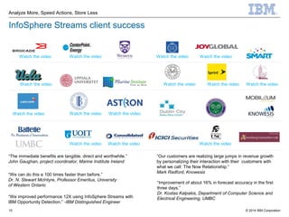 InfoSphere Streams toolkits :Real-Time Analytics on Data in Motion | PPT