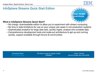 InfoSphere Streams toolkits :Real-Time Analytics on Data in Motion | PPT