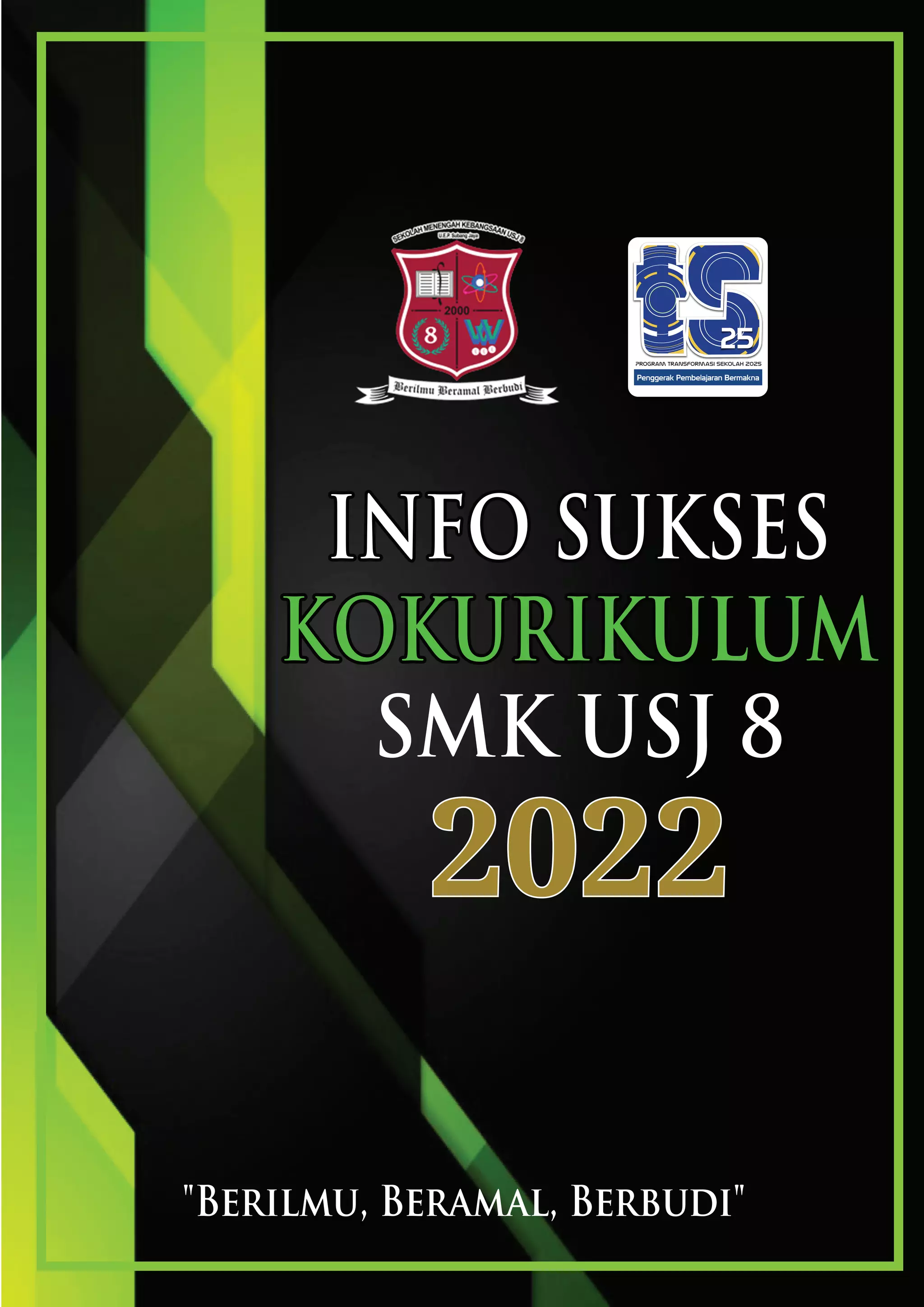 INFO SUKSES KOKURIKULUM SMK USJ 8 2022 | PDF