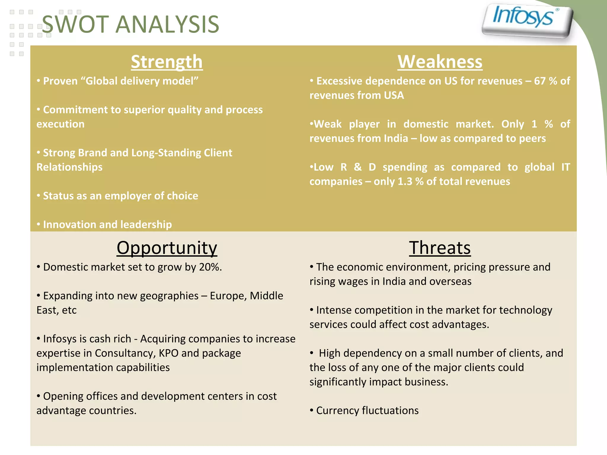 Infosys Case Study, Organizational Structure- Infosys | PPT