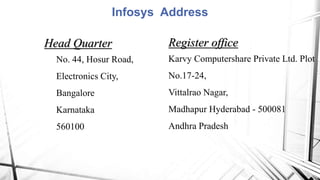 Infosys | PPT