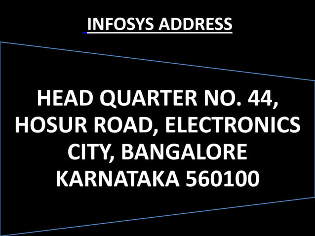 Infosys full detail overview | PPTX