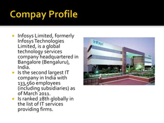 Infosys | PPT