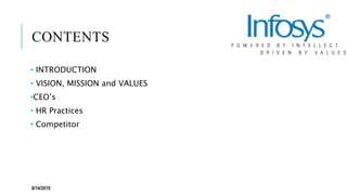 Company Profile of the Infosys | PPTX