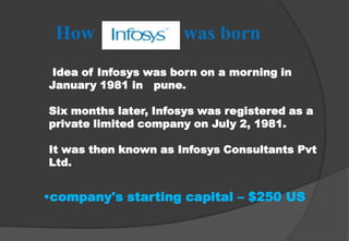 profile of infosys | PPTX