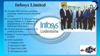 Infosys acquires lodestone holding ag | PPSX