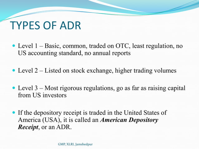 Infosys American Depository Receipts (Adr) Final | PPTX | Stocks and ...