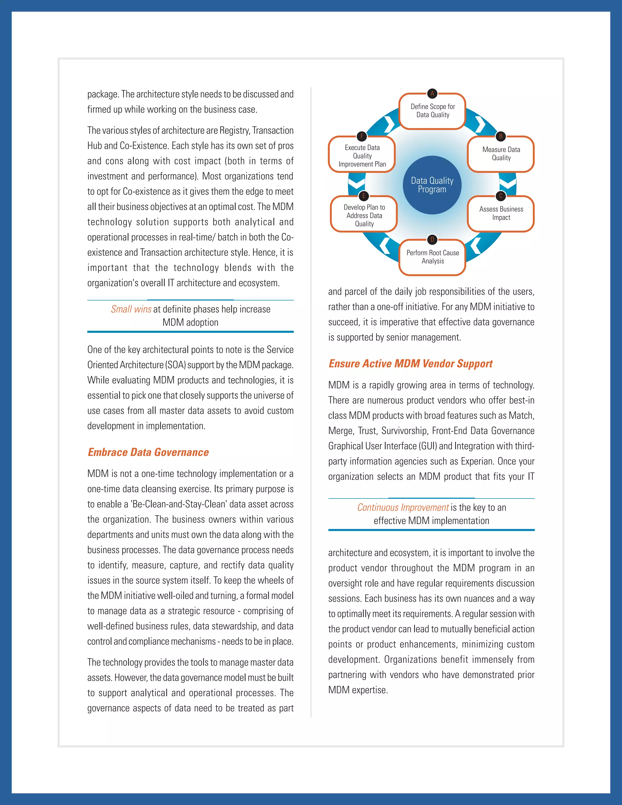 Infosys best practices_mdm_wp | PDF