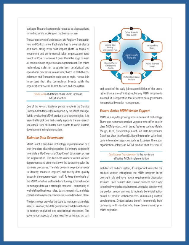 Infosys best practices_mdm_wp | PDF