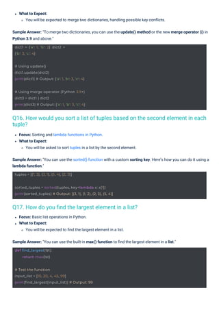 Infosys Interview Questions By ScholarHat | PDF