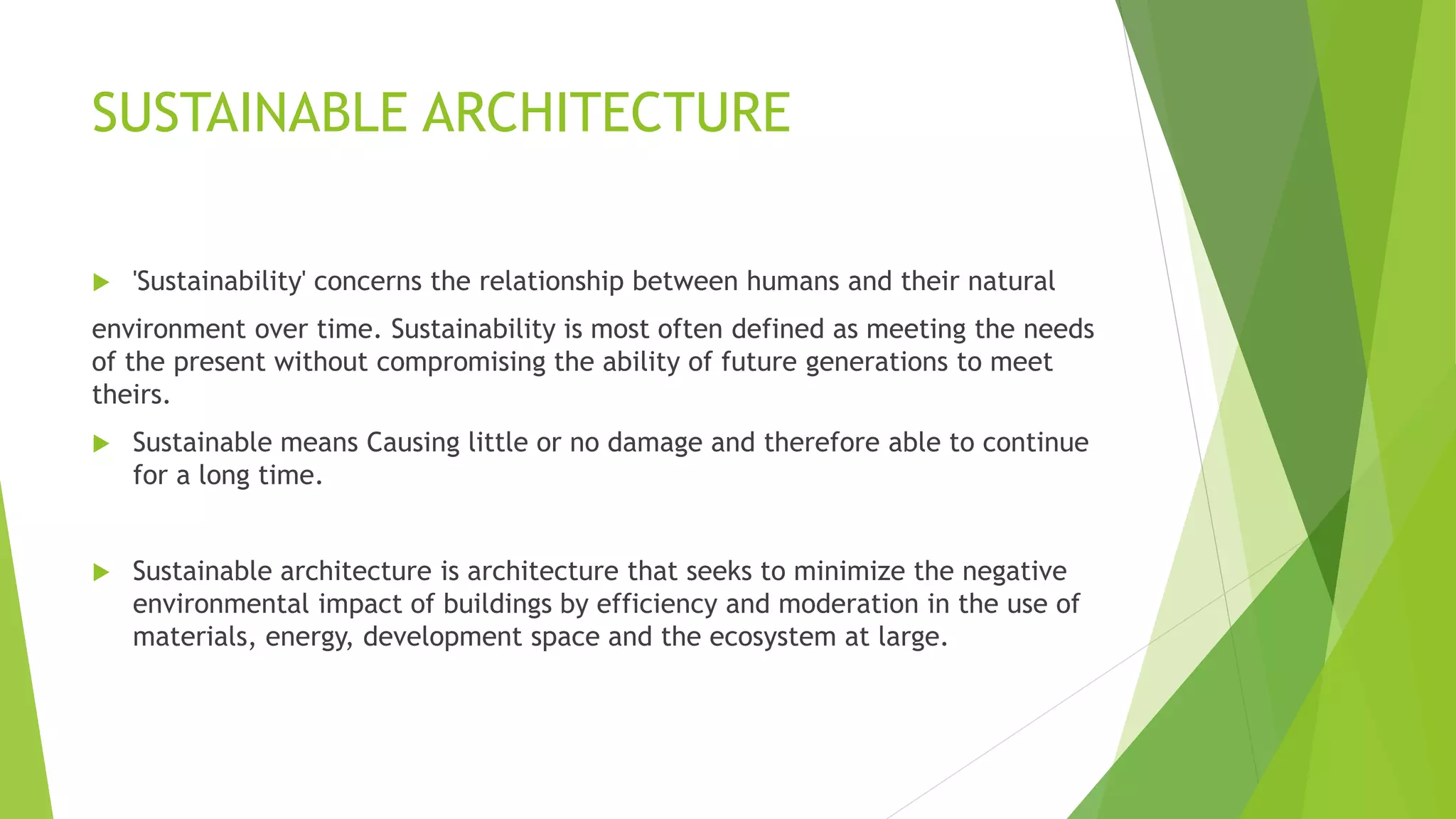 SUSTAINABLE BUILDING Infosys limited,mysore | PPTX