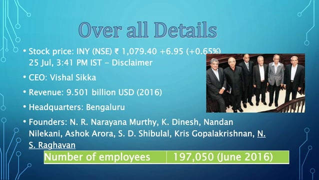 Infosys ppt | PPTX | Business Administration | Business