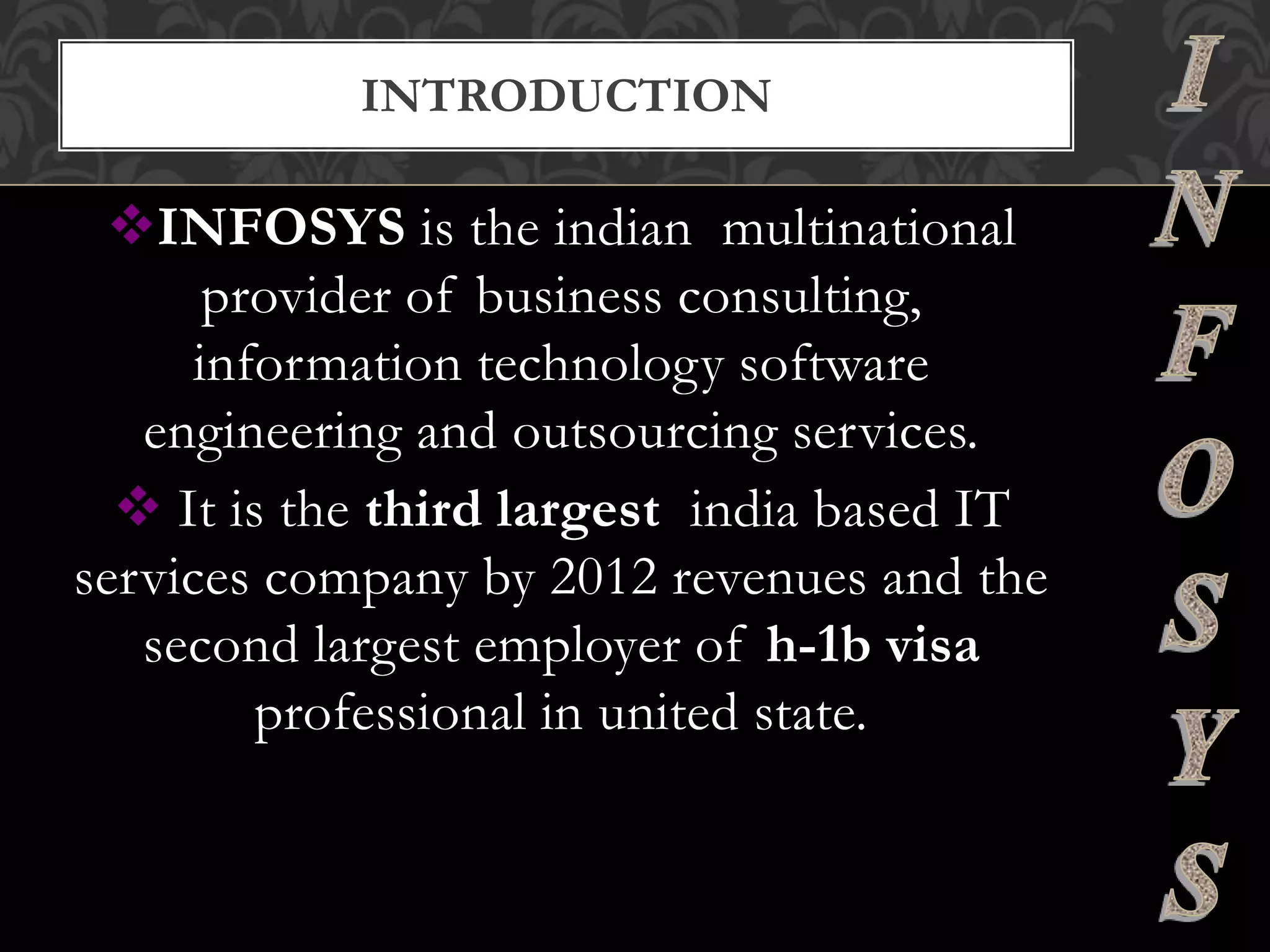 Infosys presentation | PPTX
