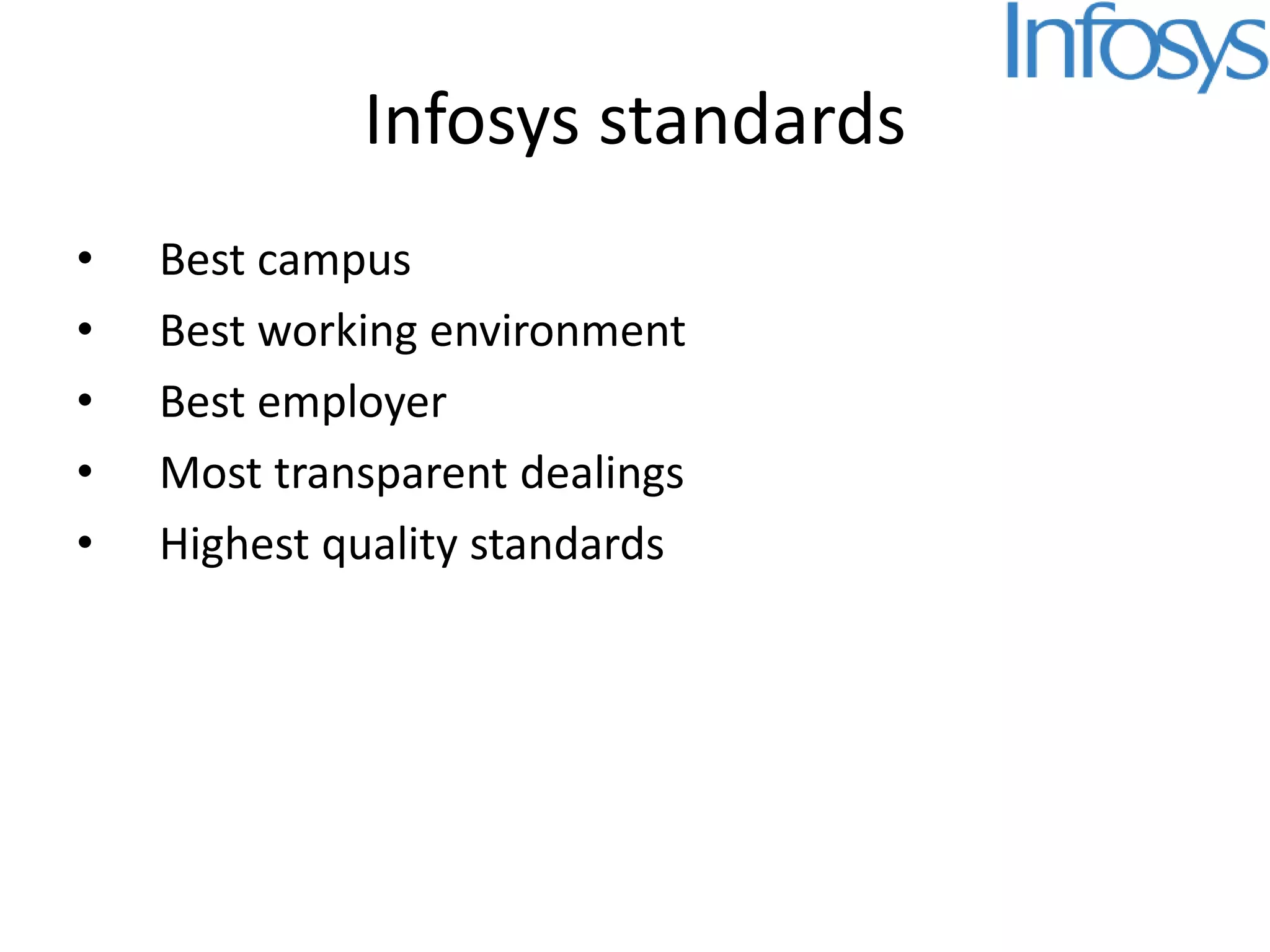Infosys presentation | PPTX