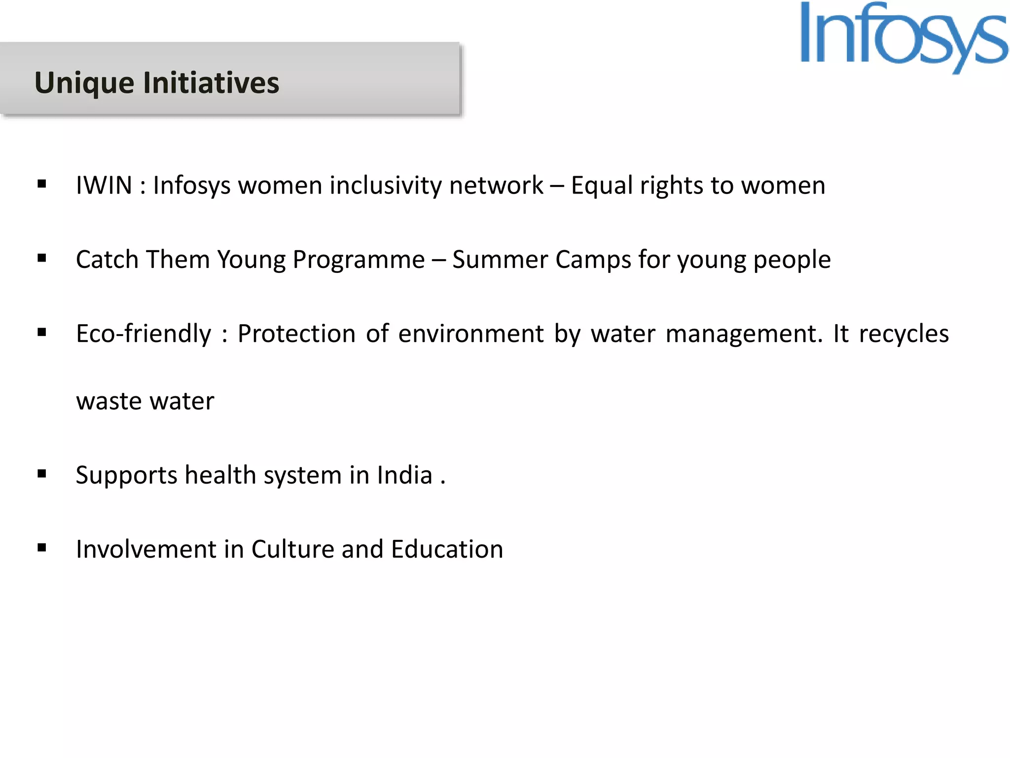 Infosys presentation | PPTX