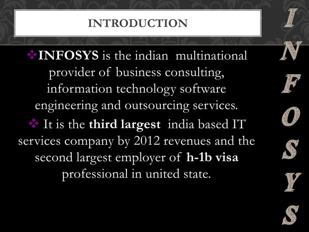 Infosys presentation | PPTX