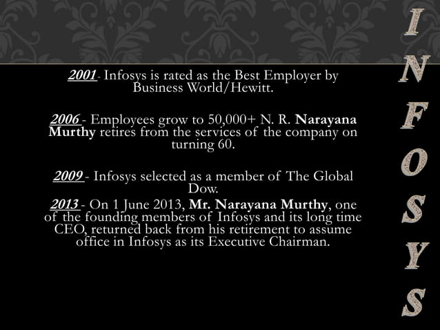 Infosys presentation | PPTX