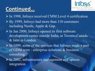 Infosys’ global delivery model | PPTX