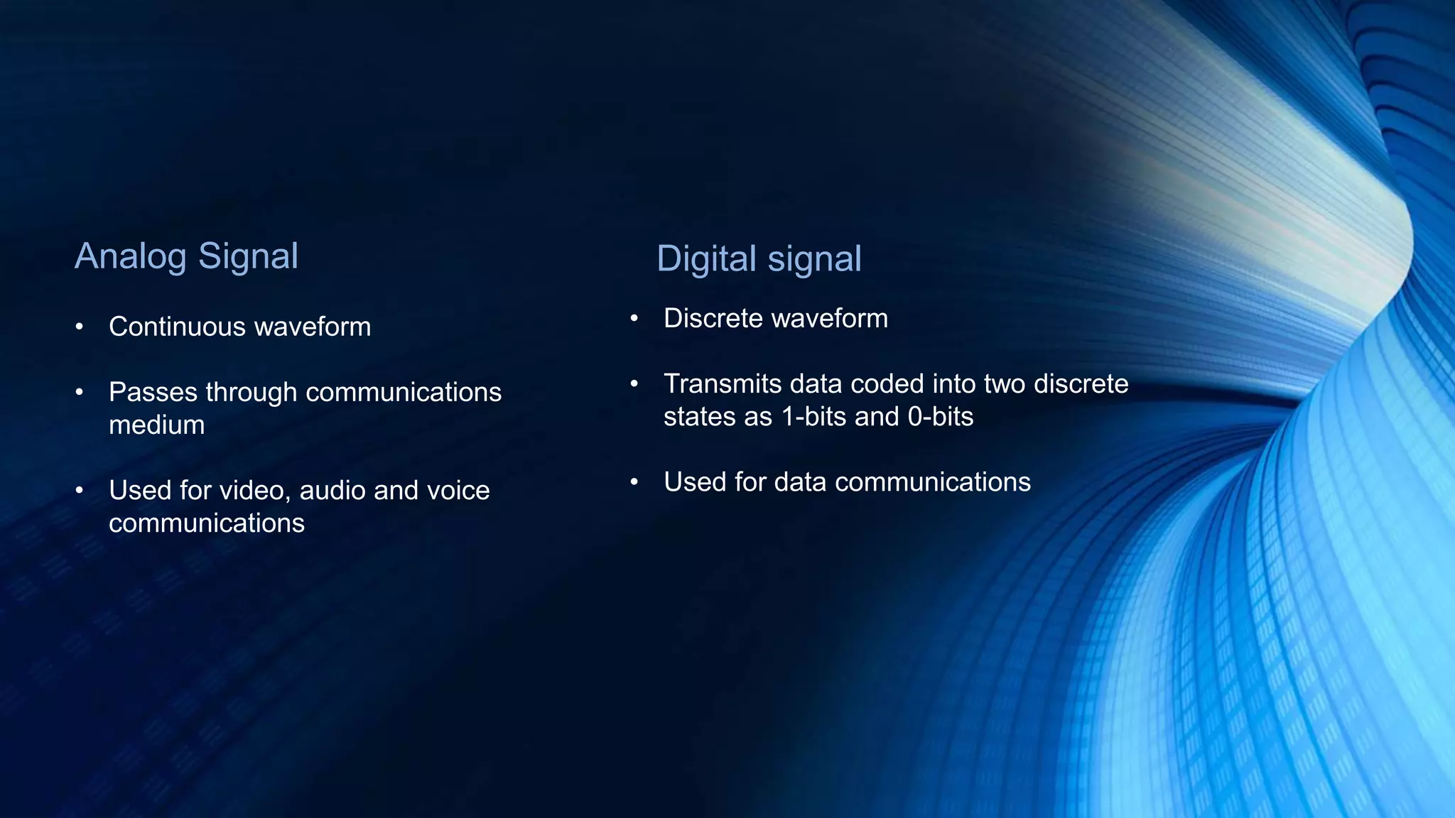 Telecommunication and networks | PPT