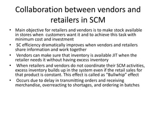 Info systems and scm | PPTX | Retail Industry | Industries