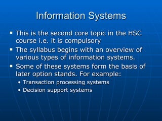 Info systems databases | PPT