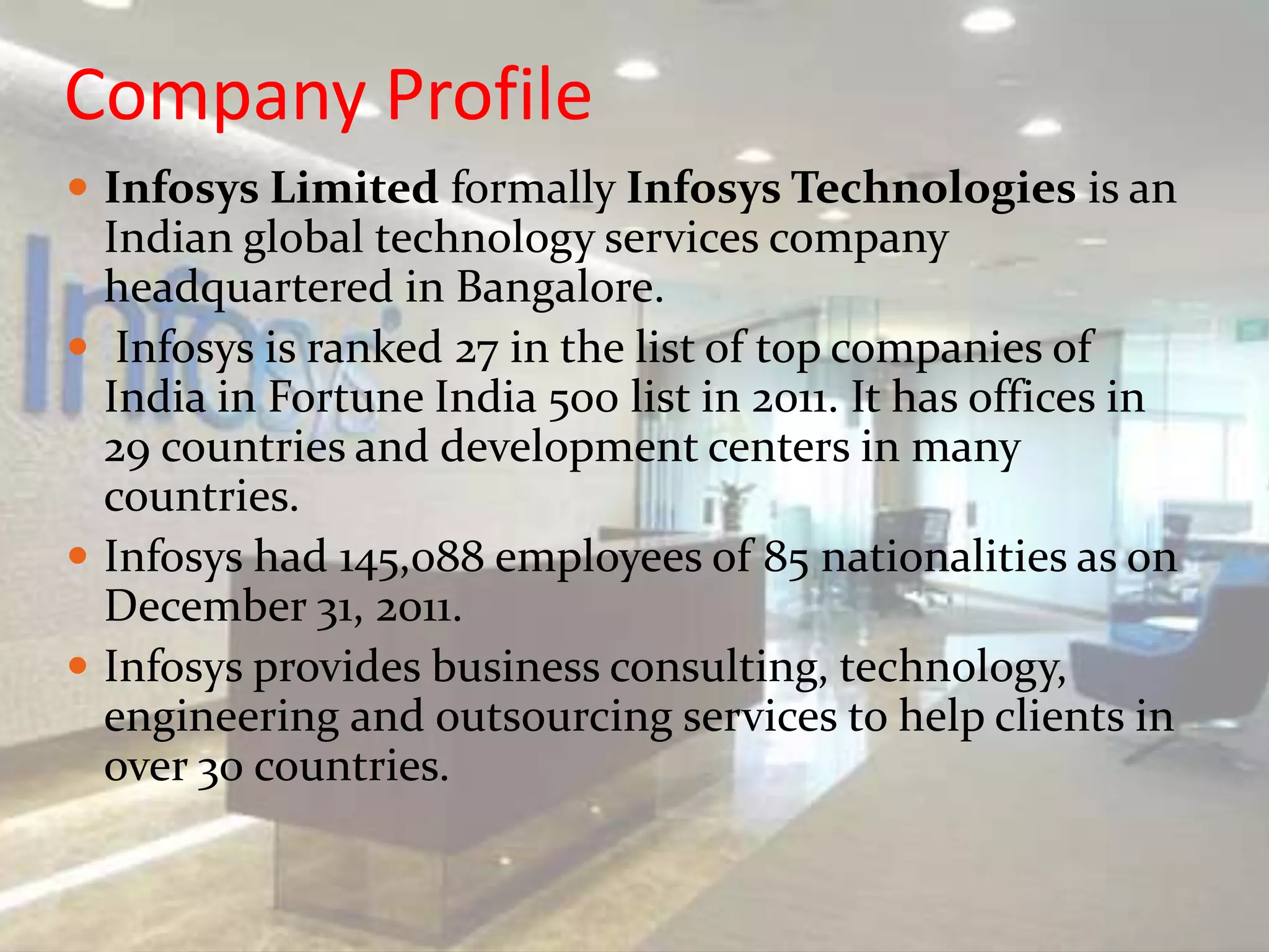 Infosys training design | PPTX