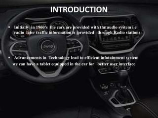 Infotainment system of car | PPTX