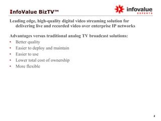 InfoValue BizTV™ | PPT | Computing | Technology & Computing